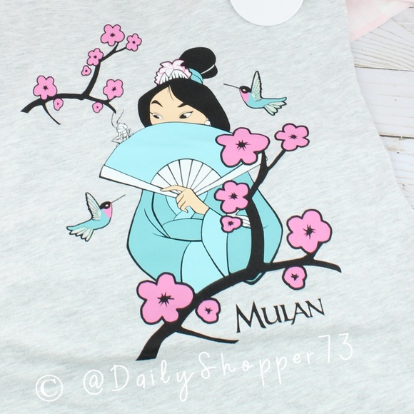 Disney | Intimates & Sleepwear | Disney Cherry Blossom Mulan Pajama Set ...